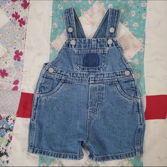 American Vintage | Bottoms | Vintage Baby Denim Shortalls | Poshmark